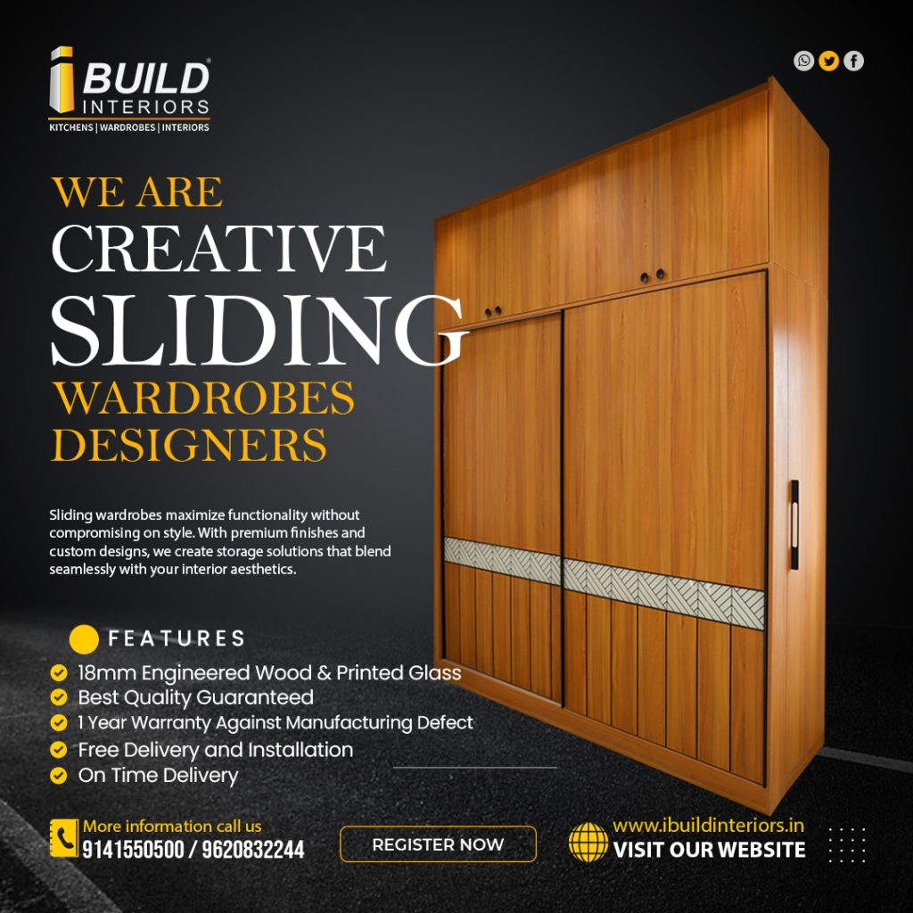 Sliding Wardrobes Featuring Loft Storage and Glass Printing Design ...